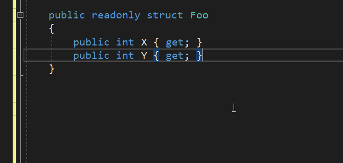 Selection to trigger 'Generate constructor' is finicky · Issue #28774 · dotnet/roslyn · GitHub