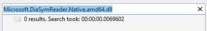 "Unable to load DLL Microsoft.DiaSymReader.Native.amd64.dll" on net472 if any referenced package ...