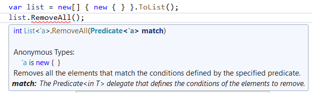 Signature Help For Delegate Types · Issue 46190 · Dotnet Roslyn · Github