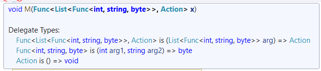 Signature Help For Delegate Types · Issue 46190 · Dotnet Roslyn · Github