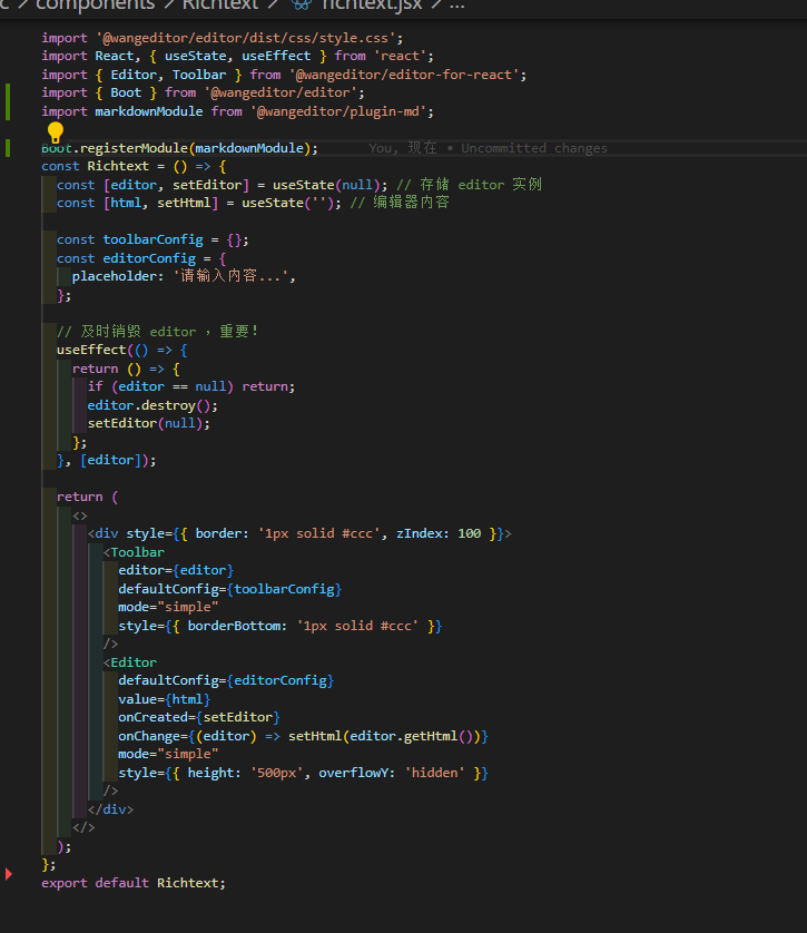 react引入插件问题 · Issue #7 · wangeditor-team/wangEditor-plugin-md · GitHub