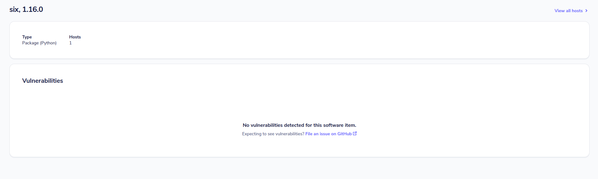 `six` python package misidentified as vulnerable · Issue #9627 · fleetdm/fleet · GitHub