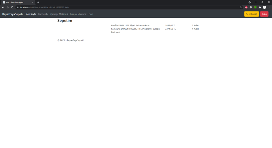 GitHub - sabrigulseven/BeyazEsyaSepeti: ASP.NET Core MVC e-Commerse Web application