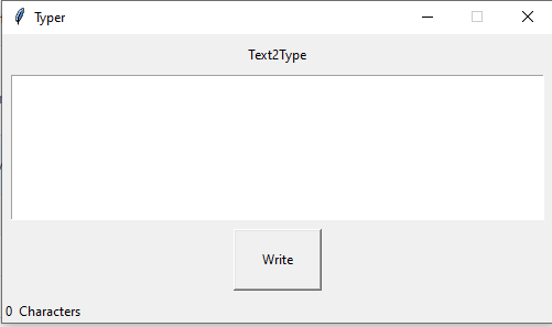 GitHub - elrod-preston/Typer: Typing Script, Has a GUI