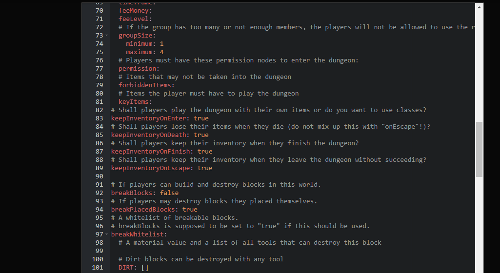 keepInventory not working · Issue #995 · DRE2N/DungeonsXL · GitHub
