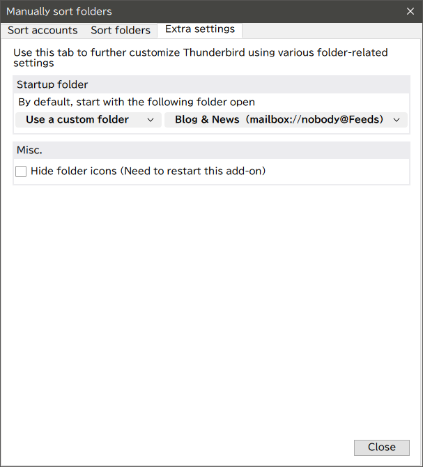 Please update for Thunderbird 115 · Issue #199 · protz/Manually-Sort-Folders · GitHub