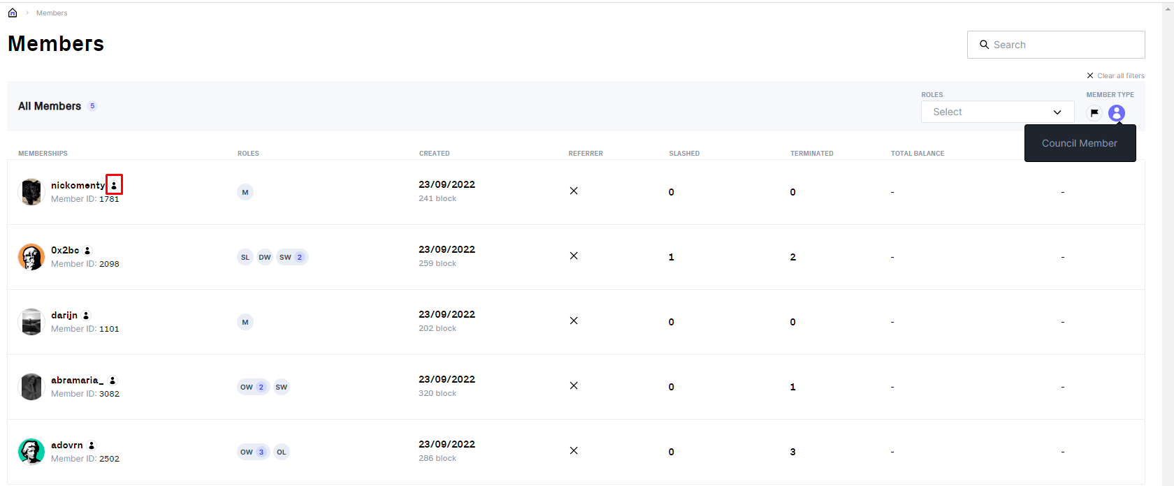 Add visual presentation of FM status · Issue #3387 · Joystream/pioneer · GitHub