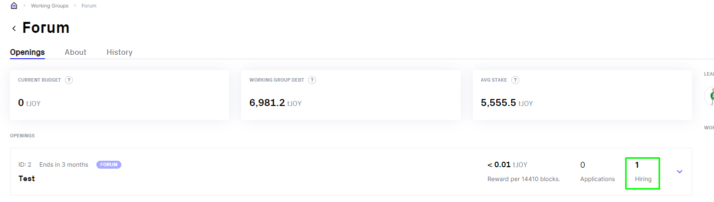 working-groups/* issues · Issue #2539 · Joystream/pioneer · GitHub