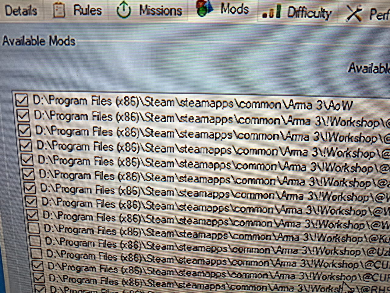 Help: "Addon 'cba_common' requires addon 'A3_Data_F_AoW_Loadorder'" · Issue #1435 · CBATeam/CBA ...