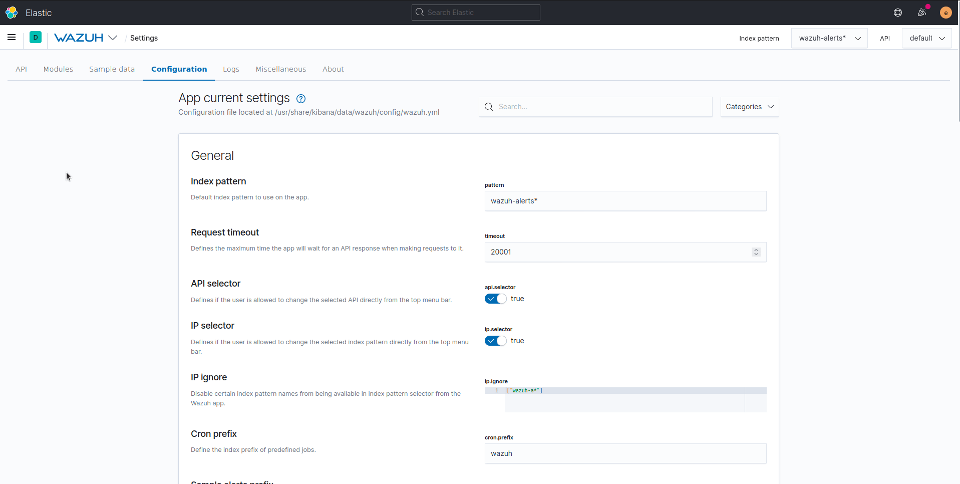 Api Selector Toggle Does Not Disable The Api Selector · Issue 3335 · Wazuh Wazuh Dashboard