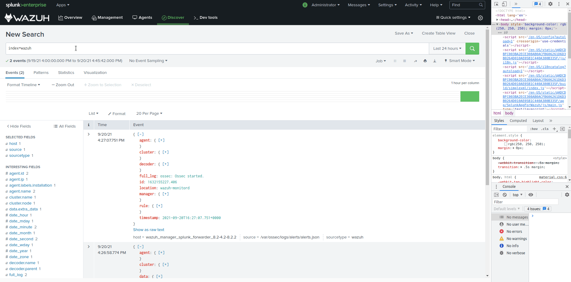 Visible gap on pivot section · Issue #1122 · wazuh/wazuh-splunk · GitHub