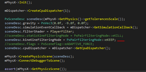 set kine-kine flag is not working · Issue #650 · NVIDIAGameWorks/PhysX · GitHub