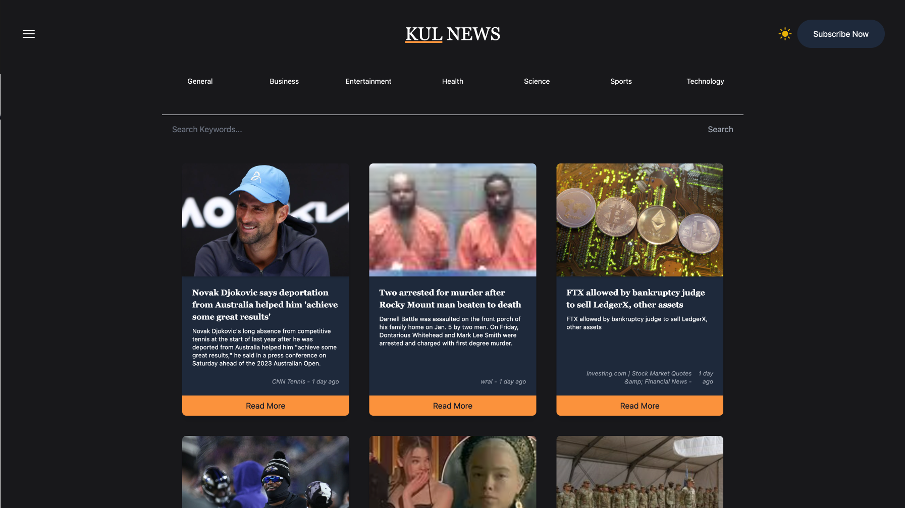 GitHub - WhatWR/kul-news