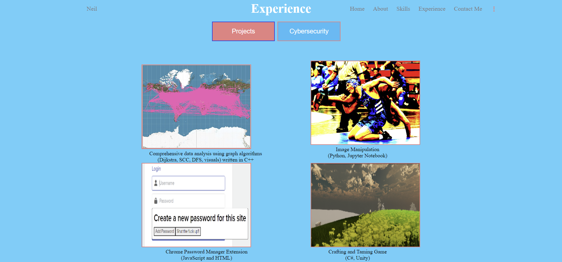 GitHub - nkozlo3/PortfolioWebsite: Color theme changing portfolio website created using CSS, JS ...