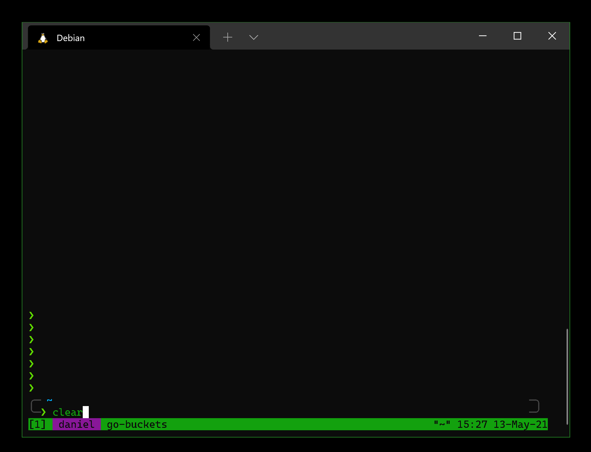 when running tmux and transient prompt CLEAR command moves it back to the top · Issue #1390 ...