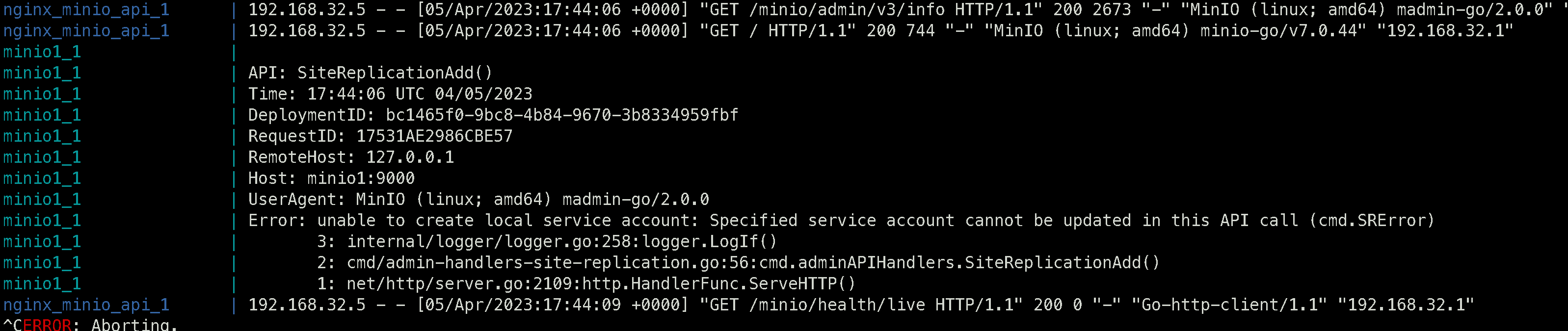 Site Replication Fails With Error Unable To Create Local Service 4291