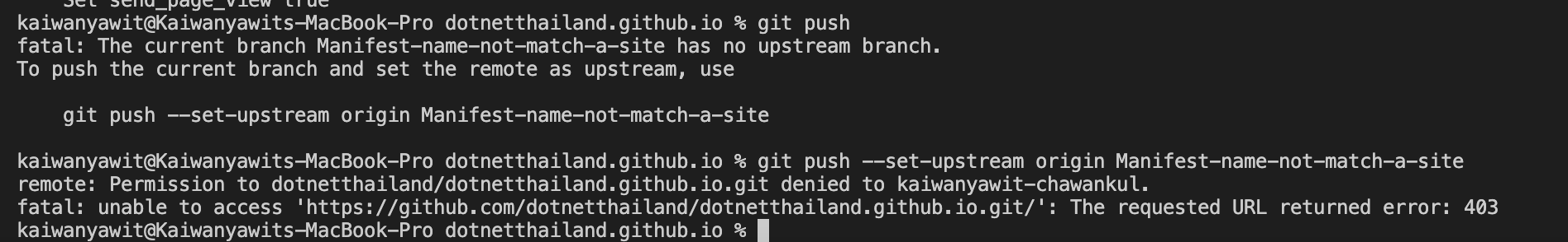 Manifest name not match a site · Issue #102 · dotnetthailand/dotnetthailand.github.io · GitHub