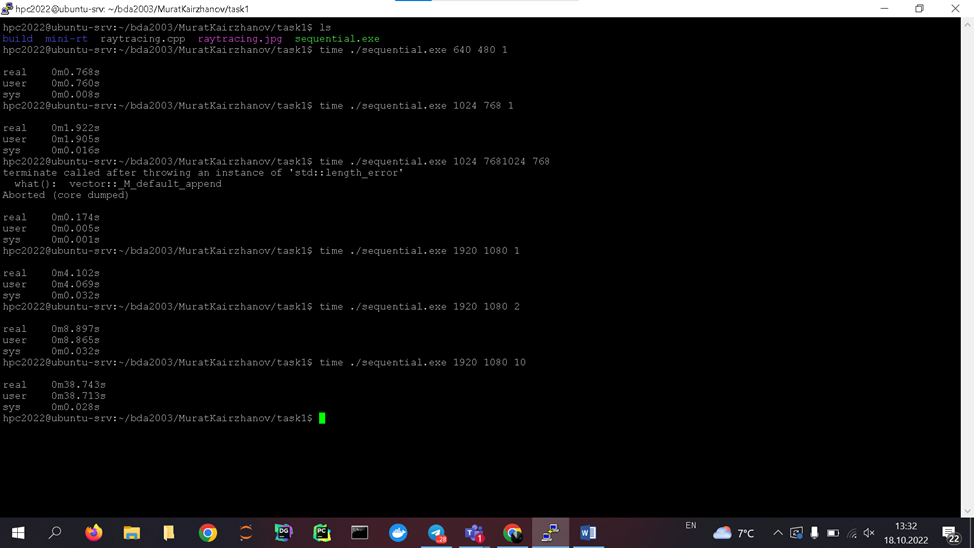 GitHub - KairzhanovMurat/HPC_Ass1