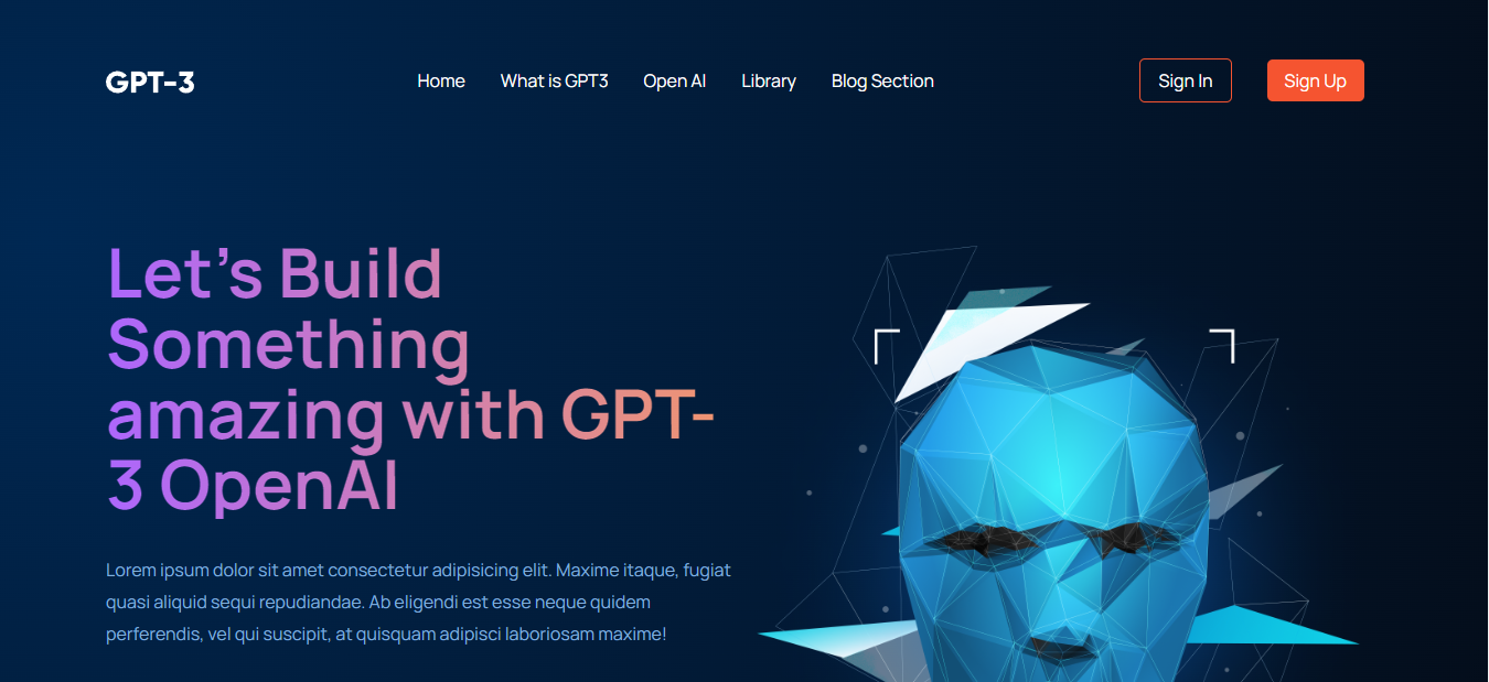 GitHub - CaliGrace/GPT3App: GPT3 landing page