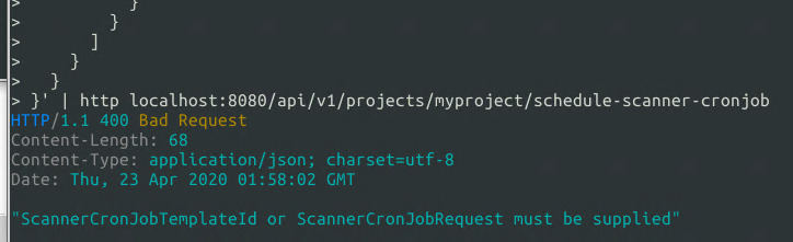 The scan scheduler sample in the documentation doesn't work · Issue ...