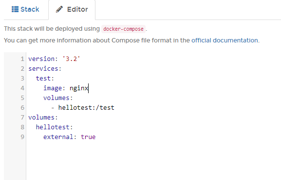 Stacks not able to use created volumes · Issue #5135 · portainer/portainer · GitHub