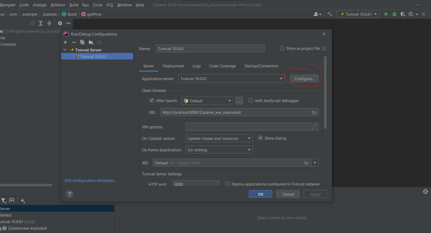 GitHub - RomanczykMichal/simple-library: Java 8 Servlets, Tomcat and Apache Derby DB combined to ...