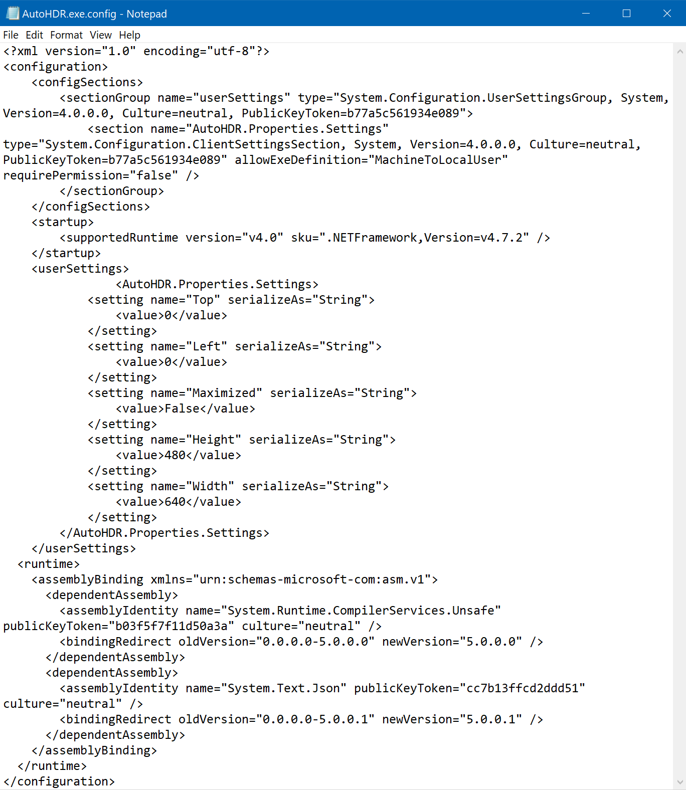 error pop up on pc restart, clicking X closes auto hdr · Issue #27 ...
