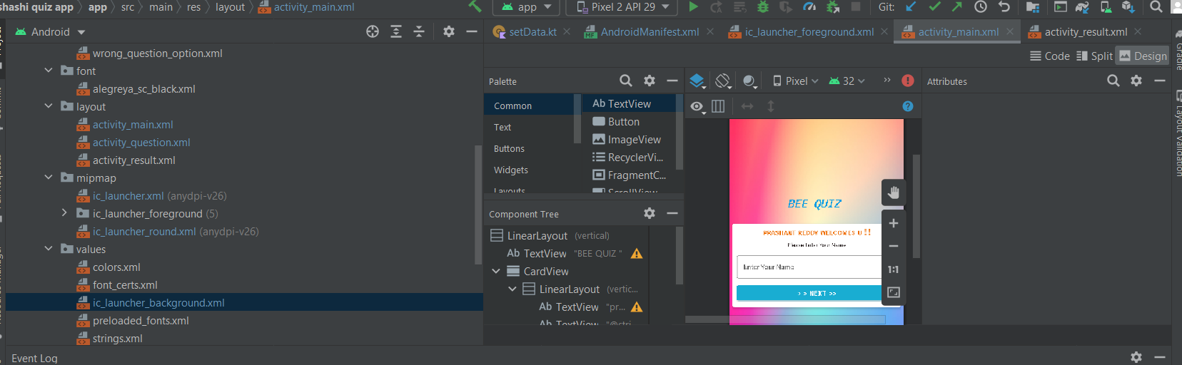 GitHub - shashank1323/shashank-quiz-quiz-app