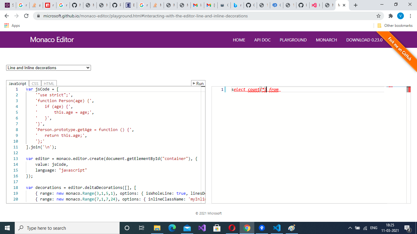 Customization With Delta Decorations · Issue #2387 · microsoft/monaco-editor · GitHub