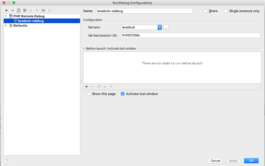 MacOS Xdebug with phpStorm · Issue #1518 · laradock/laradock · GitHub