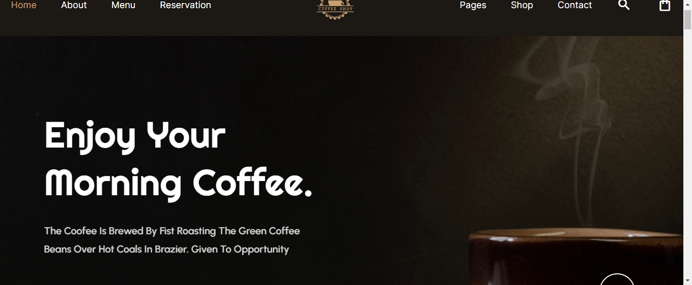 GitHub - sbl-igor/Coffee-shop-layout: Simple layout without adaptive