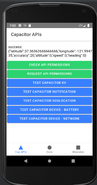 Missing code / permissions on example-app and app crash on geolocation event · Issue #45 · ionic ...