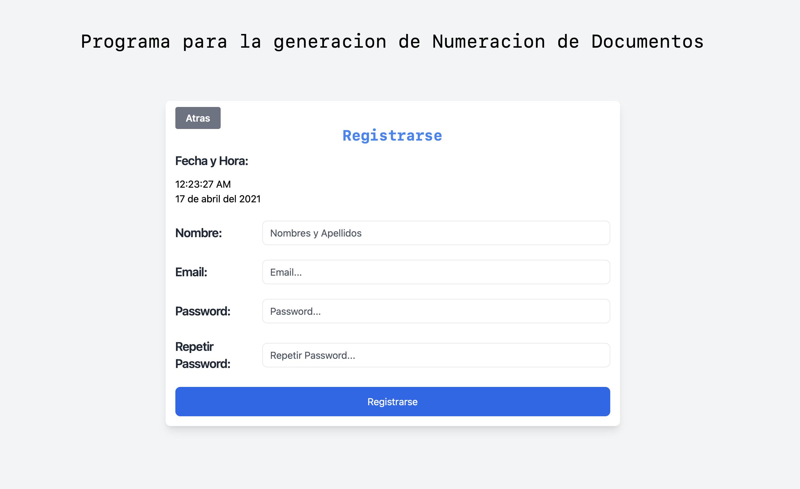 GitHub - cfarias5/Numerador-de-Documentos-Laravel: Pagina web para numerar todos los documentos ...