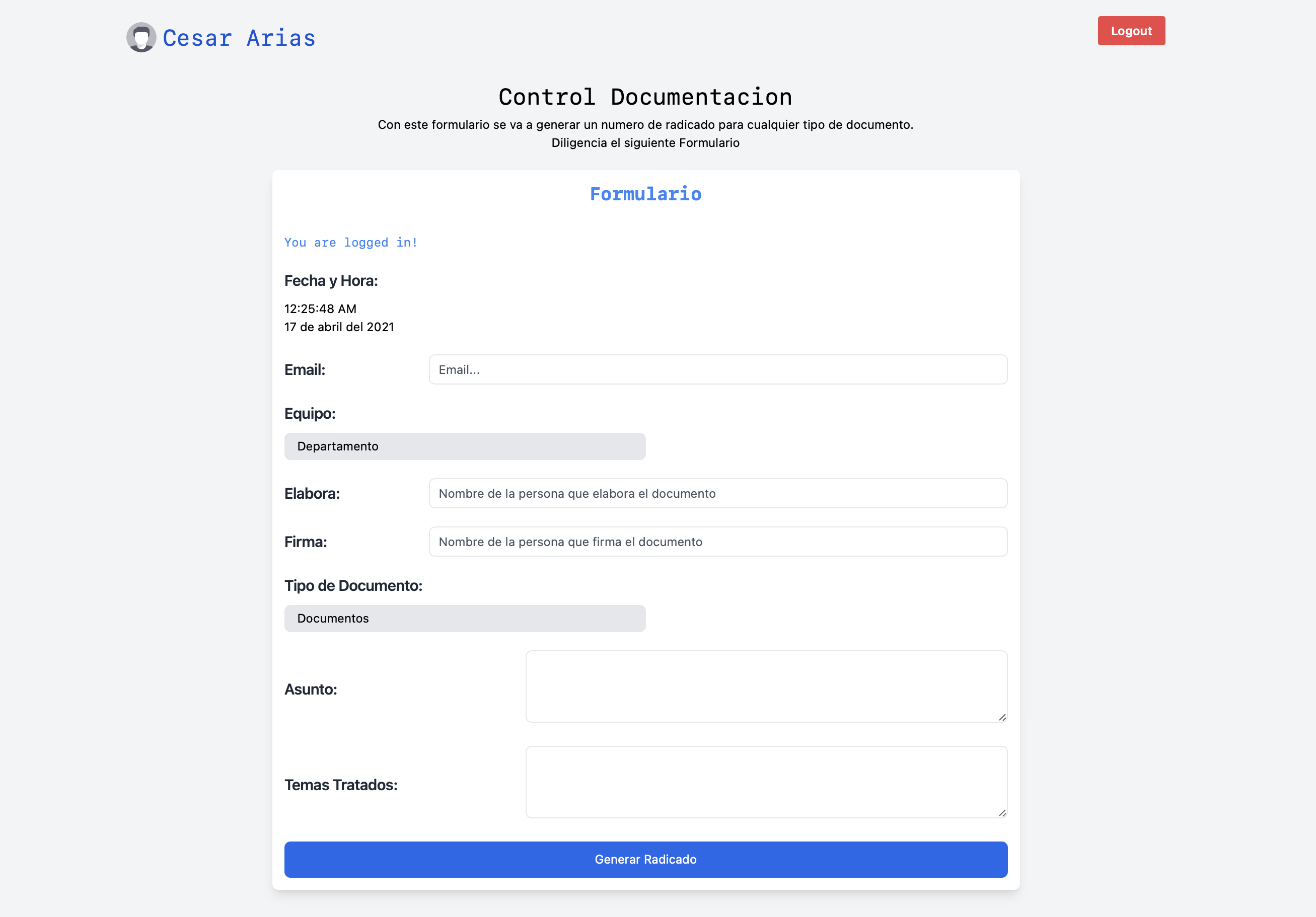 GitHub - cfarias5/Numerador-de-Documentos-Laravel: Pagina web para numerar todos los documentos ...