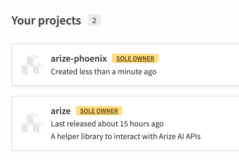Reserve package name (arize-phoenix) · Issue #143 · Arize-ai/phoenix · GitHub
