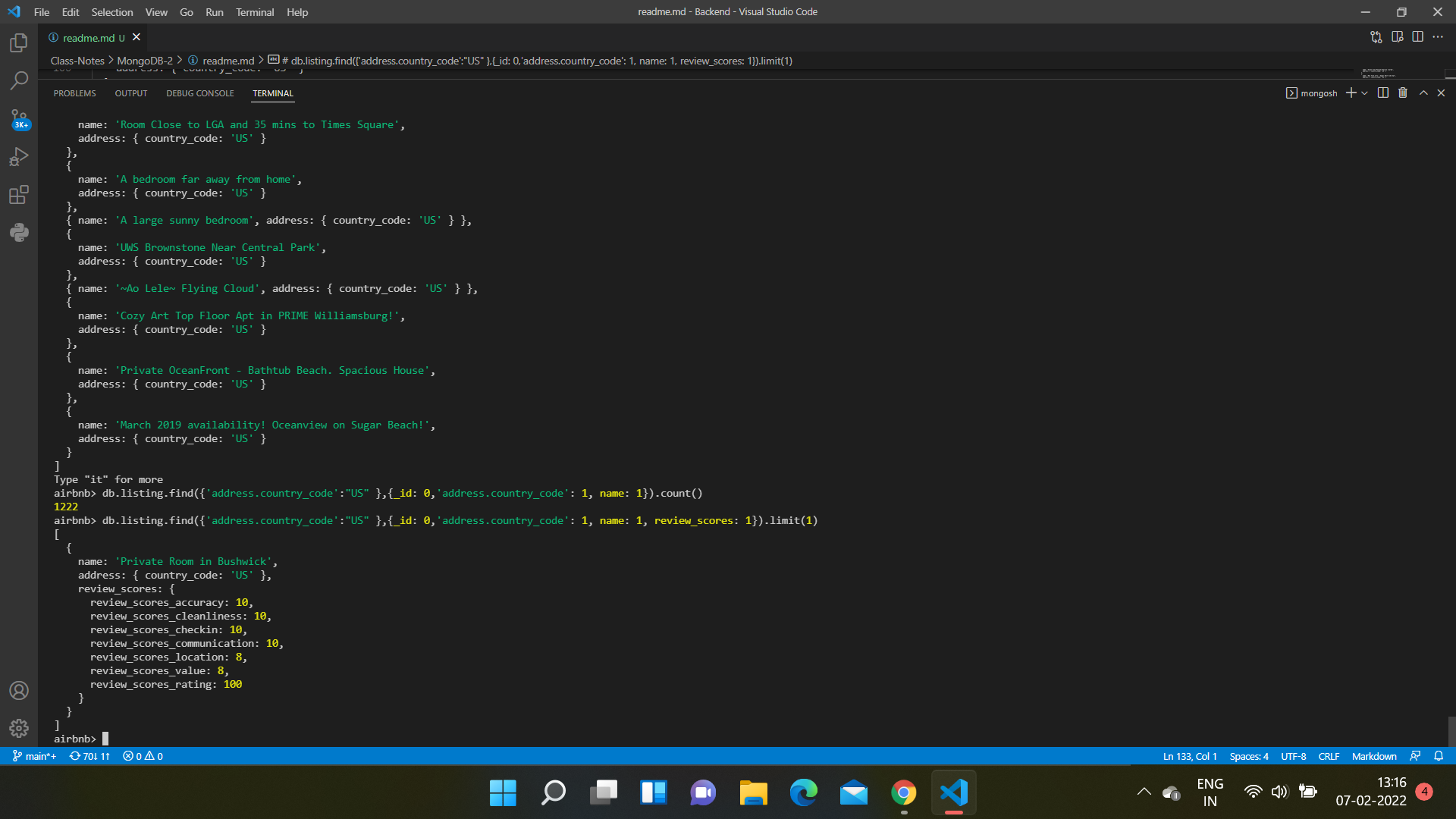 GitHub - Satyamall/Backend-MongoDB-2-with-airbnb-json-data