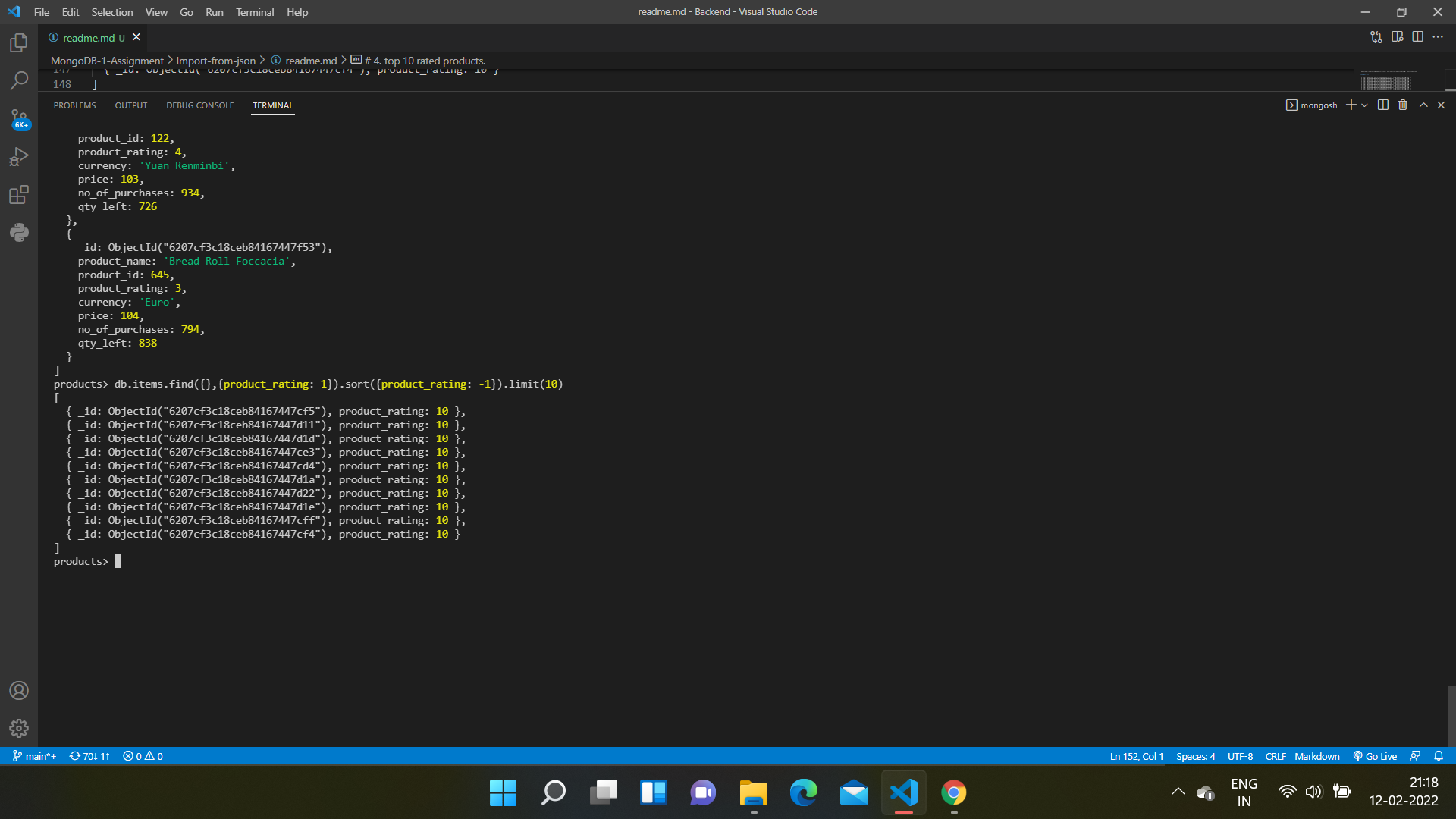 GitHub - Satyamall/Backend-MongoDB-1-Import-from-json