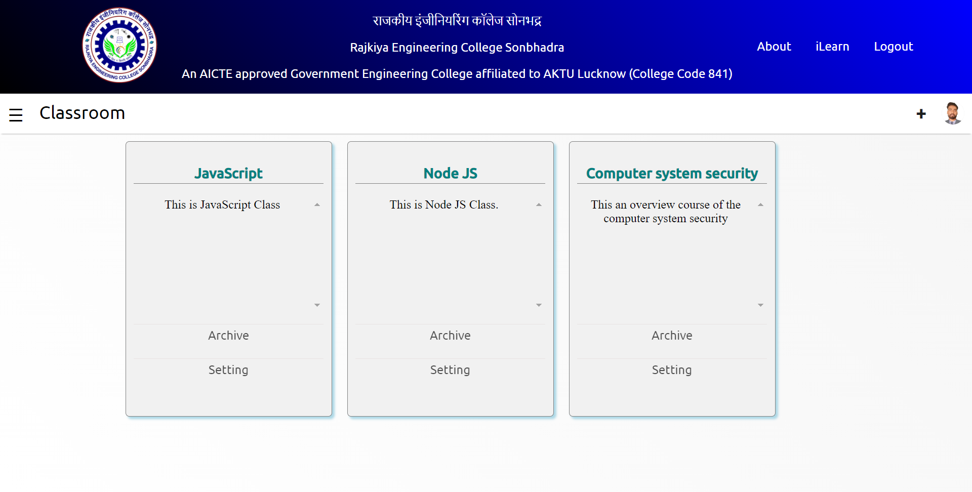 GitHub - Satyamall/B.Tech_Final_Year_Project_Classroom_for_College ...