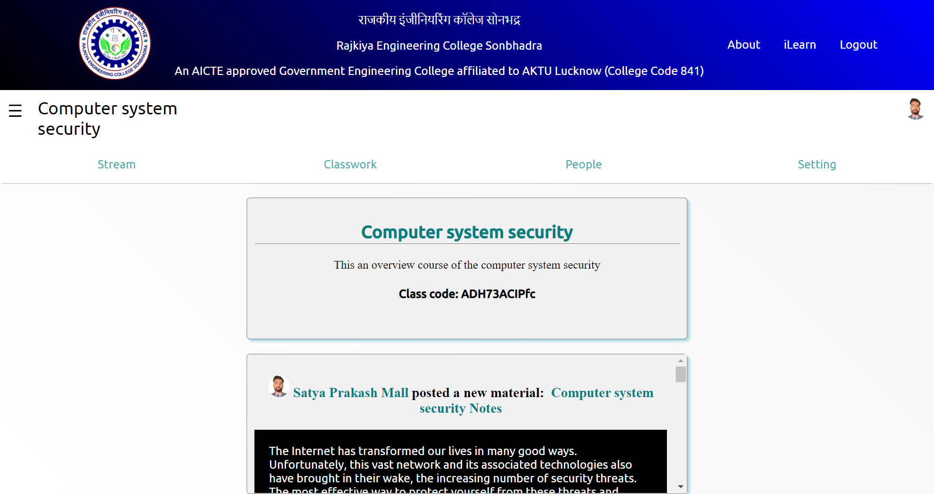 GitHub - Satyamall/B.Tech_Final_Year_Project_Classroom_for_College ...