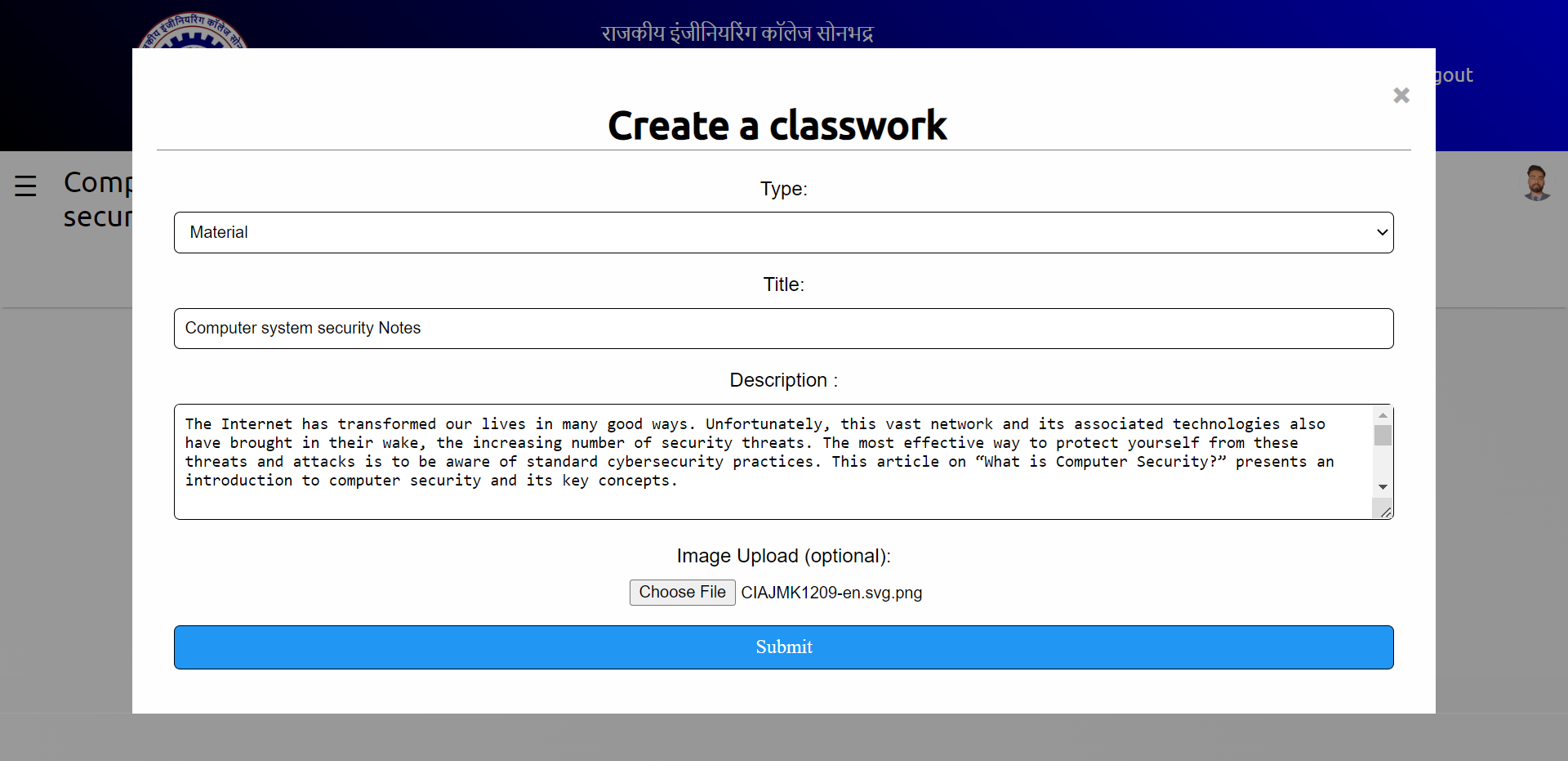GitHub - Satyamall/B.Tech_Final_Year_Project_Classroom_for_College ...
