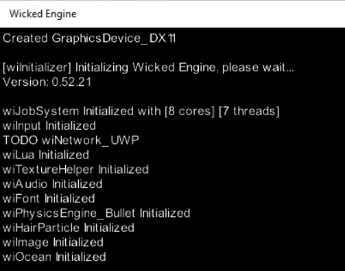 Wicked Engine does not start · Issue #262 · turanszkij/WickedEngine · GitHub