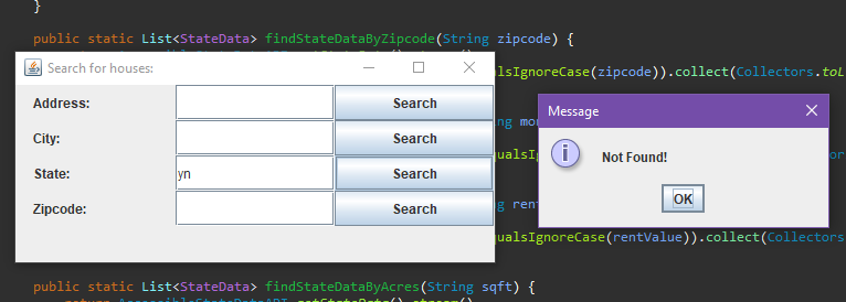 GitHub - giannagalard/Real-Estate: house listing program