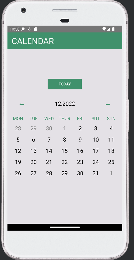 GitHub - Rollkena/Mobile-Calendar