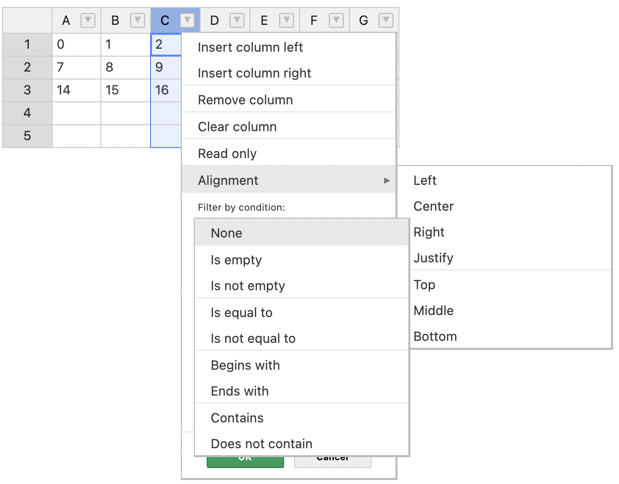 Add a default font size, color and family · Issue #8661 · handsontable/handsontable · GitHub