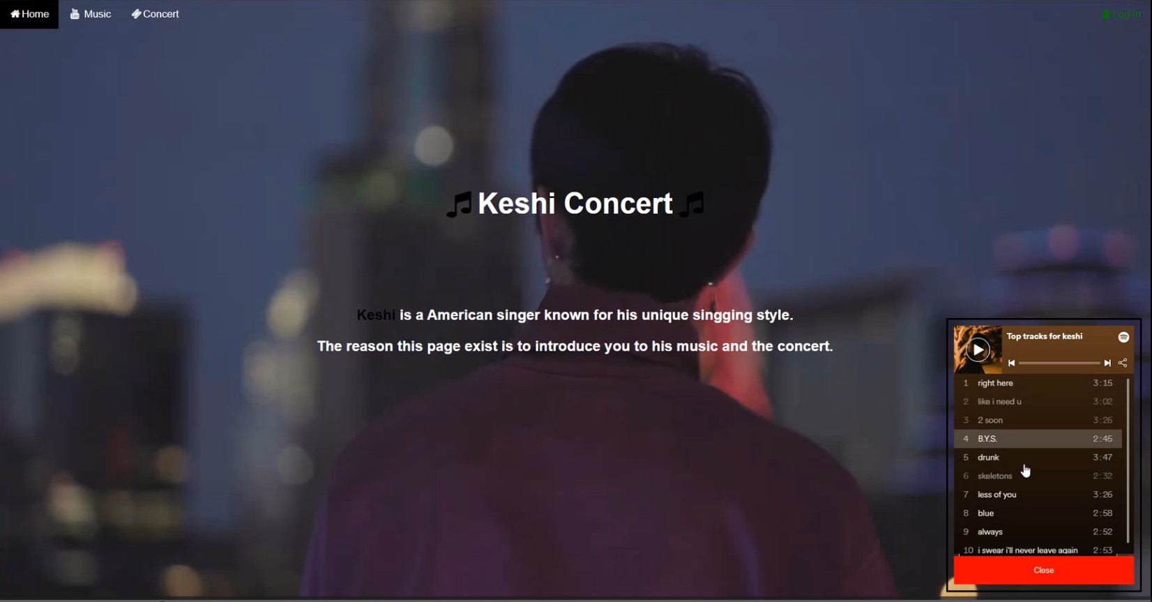 GitHub - ManB-crypto/Concert_Website: Website Design for Concert Which include Pure HTML And PHP