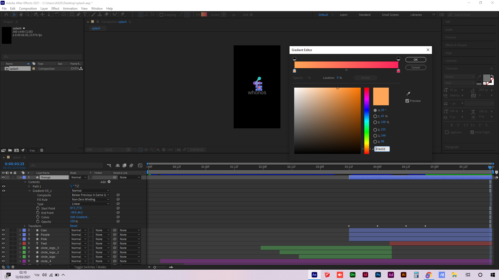 gradient turns black and white while exporting json file · Issue #2494 ...