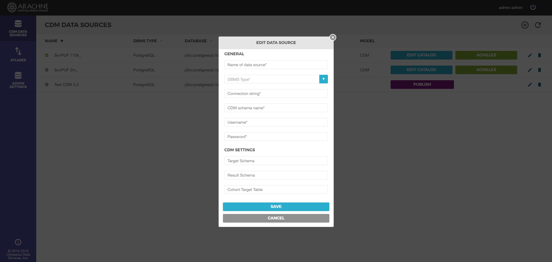Issue with edit datasource · Issue #616 · OHDSI/ArachneUI · GitHub
