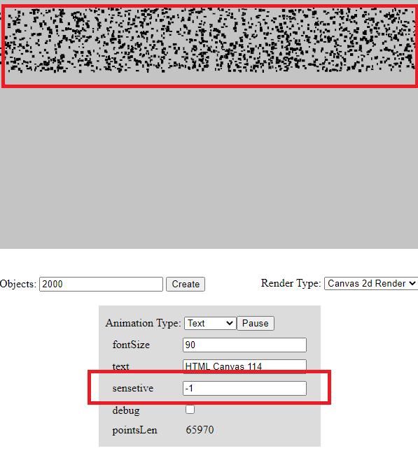 Text not render if sensitive less -1 · Issue #7 · ilopX/experiment-web-renders-html-svg-canvas2d ...