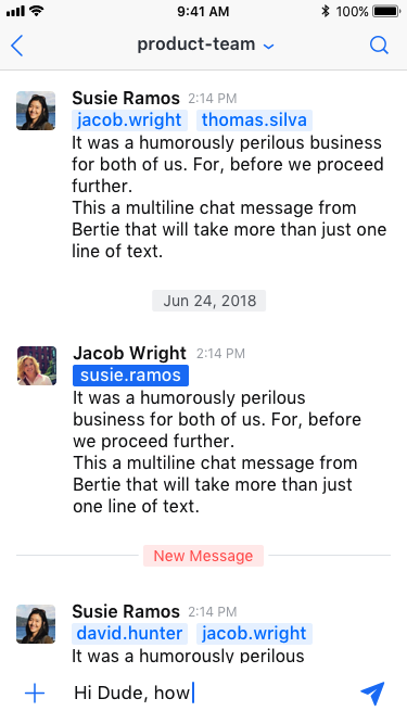 [NEW] Message layout · Issue #397 · RocketChat/Rocket.Chat.ReactNative · GitHub