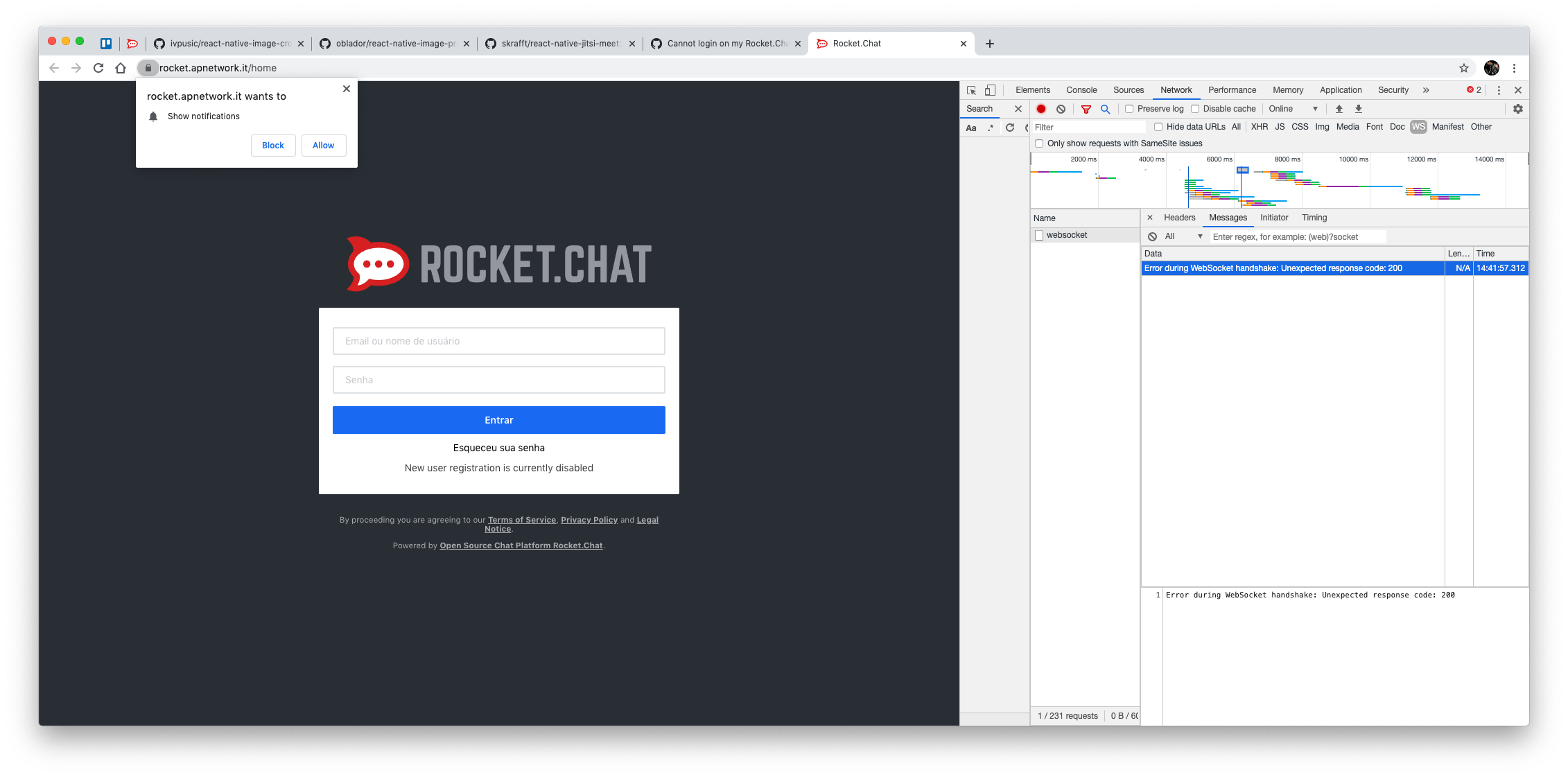 Cannot login on my Rocket.Chat server using iOS app · Issue #2005 · RocketChat/Rocket.Chat ...